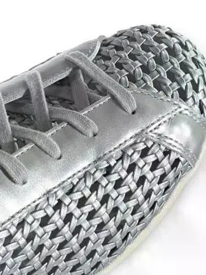 Adidas Stan Smith Lo Pro Woven Sneakers - Silver