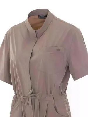 Herno Drawstring-waist Short-sleeve Jumpsuit