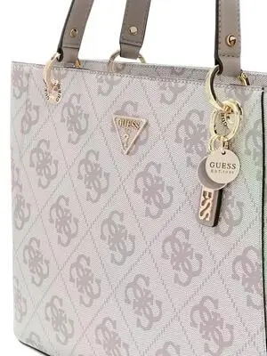 Guess Noelle Logo-pattern Charm-detail Tote Bag