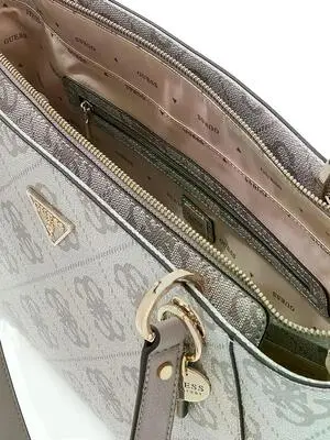 Guess Noelle Logo-pattern Charm-detail Tote Bag