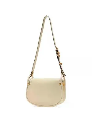 Valentino Garavani Flaneuse Leather Shoulder Bag - Neutrals