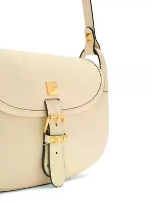 Valentino Garavani Flaneuse Leather Shoulder Bag - Neutrals