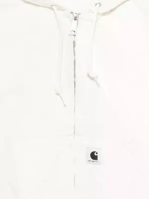 Carhartt Work In Progress Logo-patch Hooded Jacket - White
