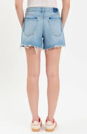DAZE Crossroads Cutoff Denim Shorts - Pulse