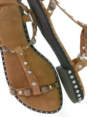 Ash Flat Suede Sandals
