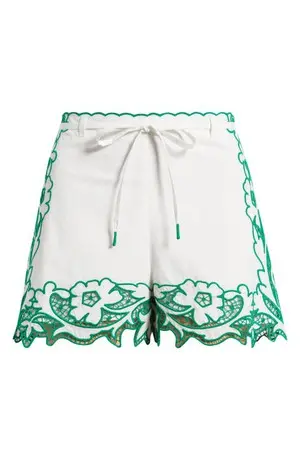 Love The Label Trinity Embroidered Shorts