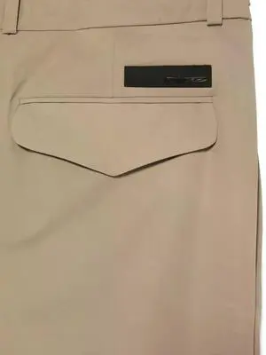 RRD Pleated Turn-up Trousers - Neutrals