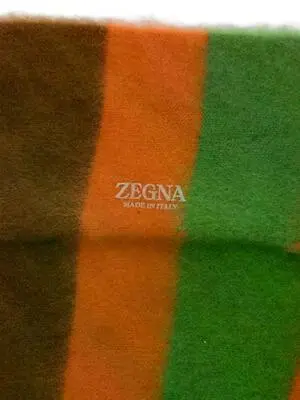 Zegna Logo Striped Socks