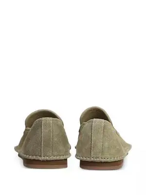 Premiata Slip-on Suede Loafers - Green