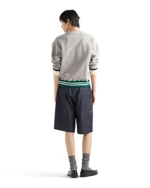 Prada Cotton Fleece Sweatshirt