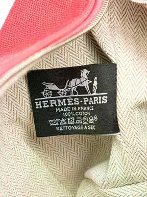 Hermès 2020-2024 Small Toile Bride A Brac Vanity Bag - Pink