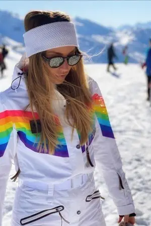 OOSC Rainbow Road Ski Suit - Multi-colour