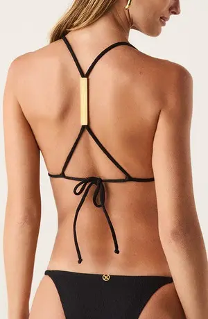 VIX PAULA HERMANNY Tammy T-back Triangle Bikini Top