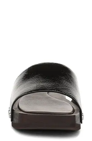Vince Barbara Platform Slide Sandal - Black