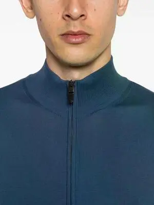 Canali Zip-up Cardigan