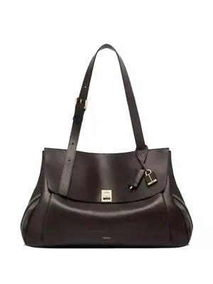 TOM FORD Leather Tote Bag With Padlock Detail