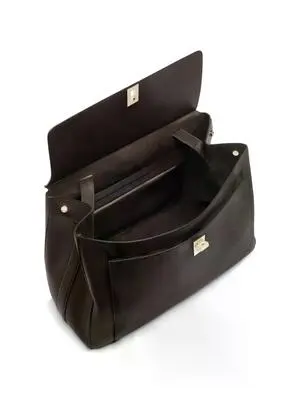 TOM FORD Leather Tote Bag With Padlock Detail