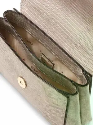 Guess Lizard-effect Chain Satchel