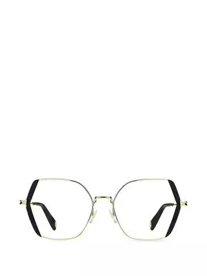 Marc Jacobs Geometric Frame Eyeglasses - Gold