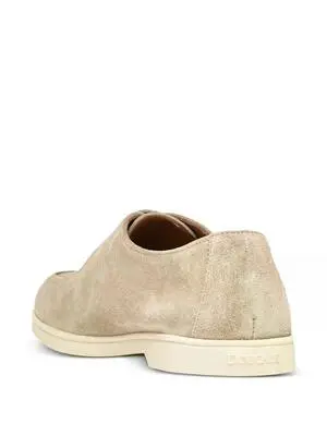 DOUCAL'S Suede Lace-up Derby Shoes - Neutrals