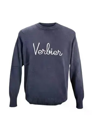JURTA Slogan-embroidered Sweater