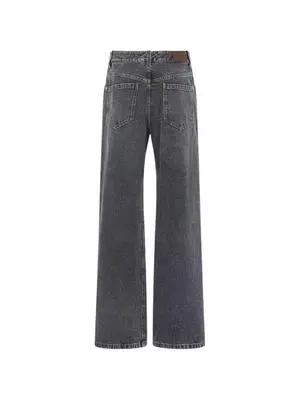 Brunello Cucinelli Monili-chain Washed Jeans