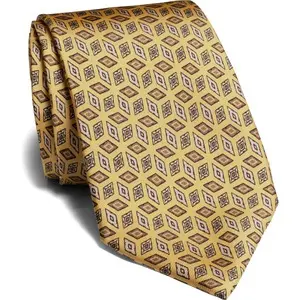 JACK VICTOR Crampton Geometric Neck Tie Sunshine