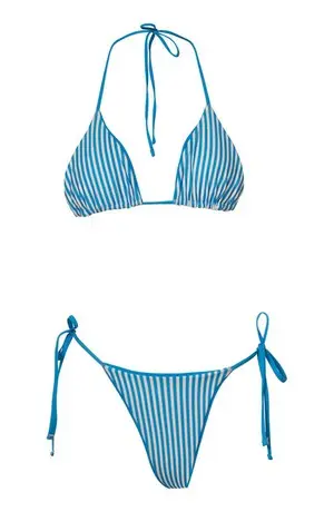 MAAJI Sunning Reversible Side Tie Bikini Bottoms - Blue