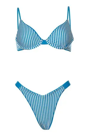MAAJI Dainty Reversible Underwire Bikini Top - Blue