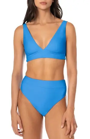 MAAJI Suzy Q Reversible Bikini Bottoms - Blue