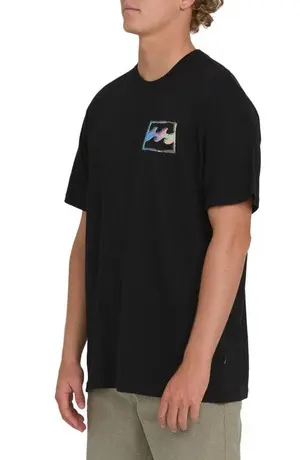 BILLABONG Crayon Wave Premium Graphic T-shirt