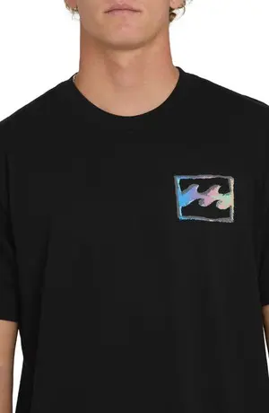 BILLABONG Crayon Wave Premium Graphic T-shirt