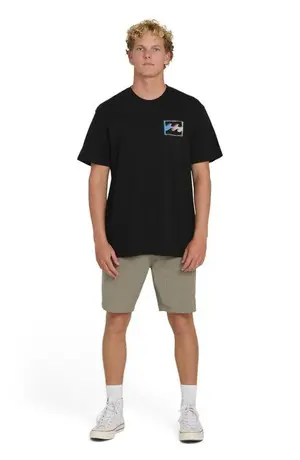 BILLABONG Crayon Wave Premium Graphic T-shirt