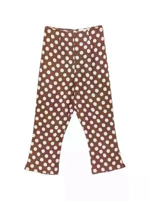 Faithfull The Brand Valeria Polka-dot Trousers - Brown