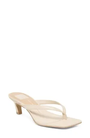 Dolce Vita Ramia Kitten Heel Flip Flop - Bone Leather