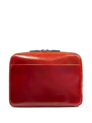 PIQUADRO Leather Messenger Bag