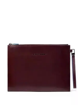 PIQUADRO Zipped Clutch - Brown