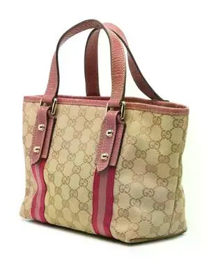 Gucci Gg Canvas Jolicoeur Handbag - Neutrals
