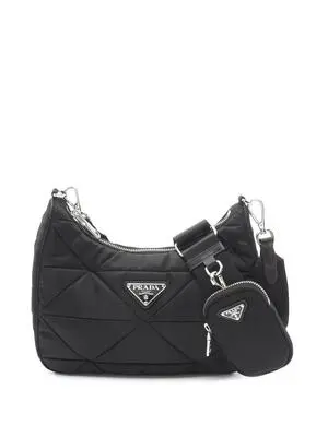 Prada 2013-2016 Tessuto Cross Body Bag - Black