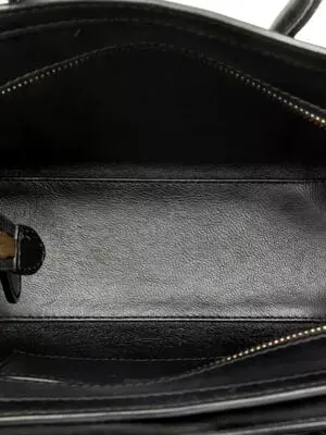 Celine 2013 Nano Tricolor Luggage Tote Satchel - Neutrals