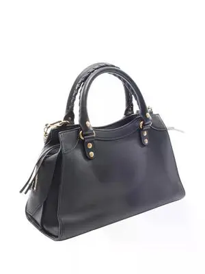 Balenciaga 2010-2026 Small Motocross Neo Classic City Satchel - Black