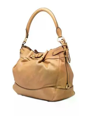 Prada Vittelo Daino Shoulder Bag - Brown