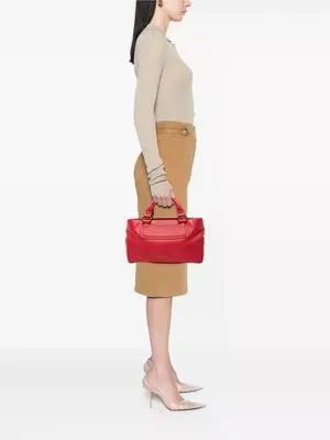 Celine 2008 Leather Boogie Handbag - Red