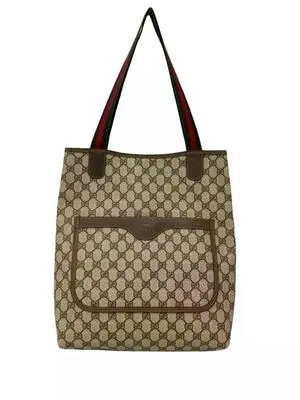 Gucci 20th Century Gg Supreme Web Tote Bag