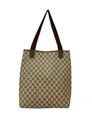 Gucci 20th Century Gg Supreme Web Tote Bag