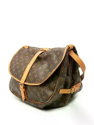 LOUIS VUITTON 1990 Monogram Saumur 35 Crossbody Bag