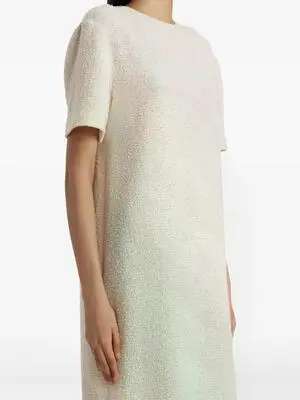 Khaite Webber Dress In English Twist Tweed - Neutrals