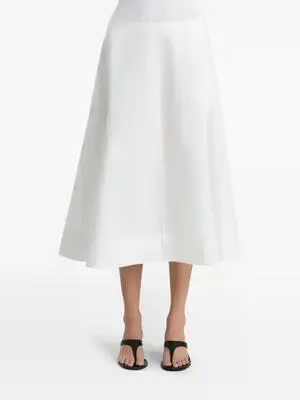 Khaite A-line Midi Skirt