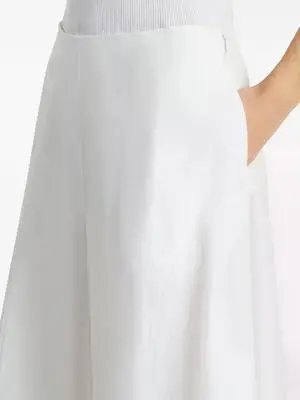 Khaite A-line Midi Skirt