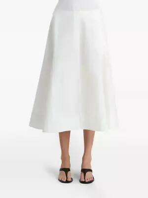 Khaite A-line Midi Skirt